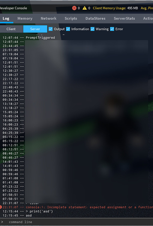 Any way to clear the Roblox Player output log? - Scripting Support ...