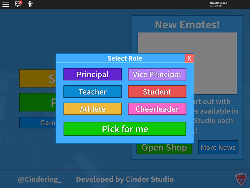 Help making a role chooser - Scripting Support - Developer Forum | Roblox