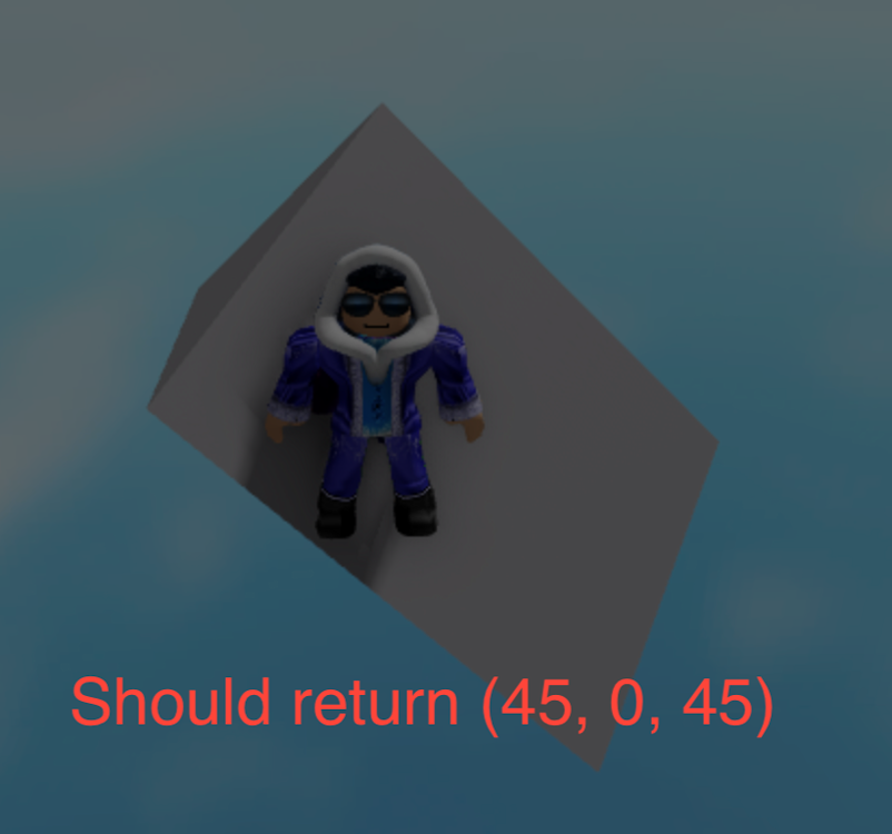 How to get the angles of a surface? - Scripting Support - Developer Forum | Roblox