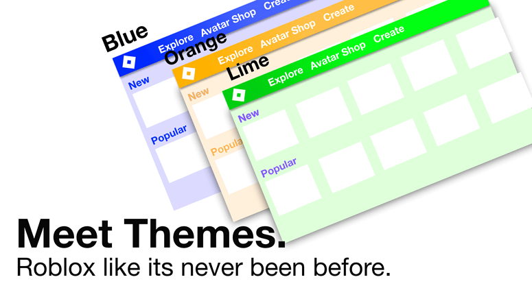 Roblox Concept: Themes! - Creations Feedback - Developer Forum | Roblox