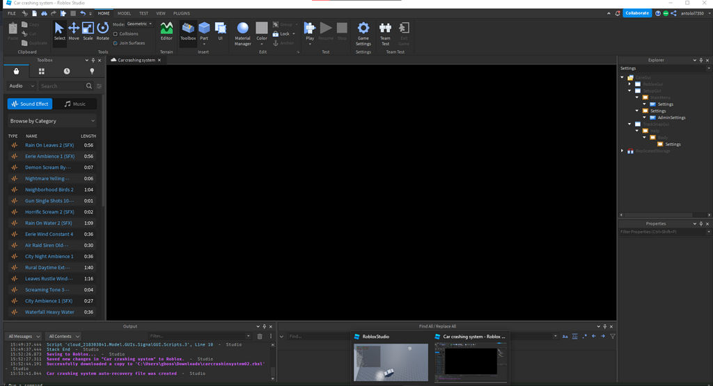 Roblox studio game view bug - Scripting Support - Developer Forum | Roblox
