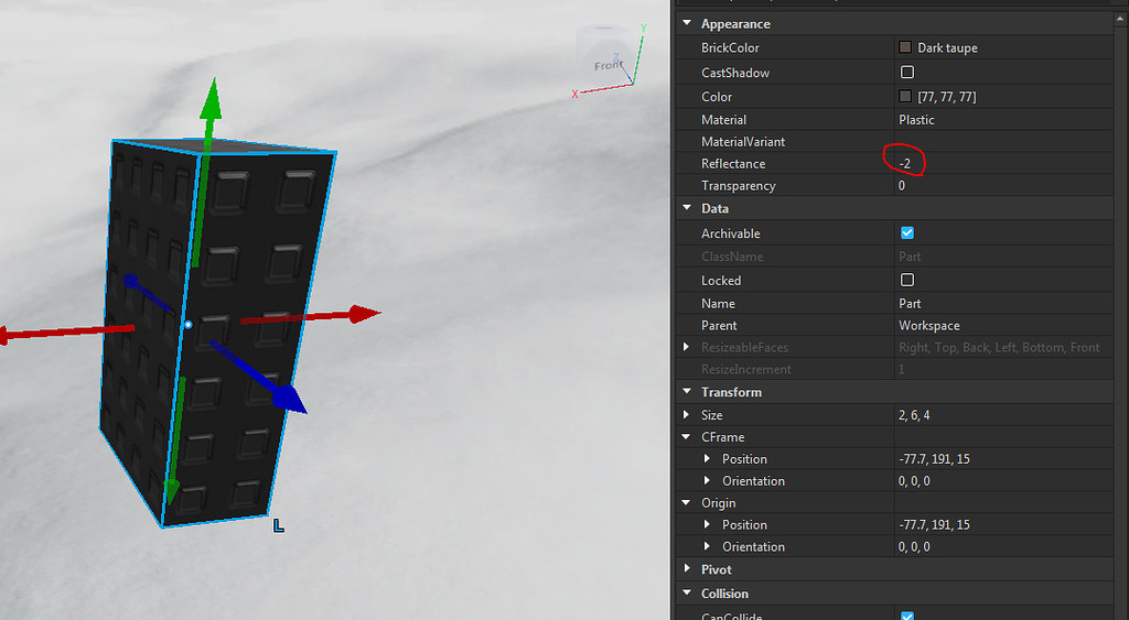 Negative reflectance DOESN'T WORK! help - Creations Feedback ...
