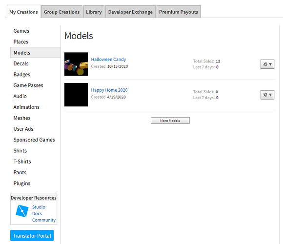 Toolbox and asset configuration are not loading all of my models ...