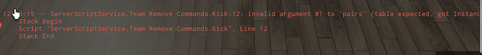 Team Kick Command - Scripting Support - Developer Forum | Roblox