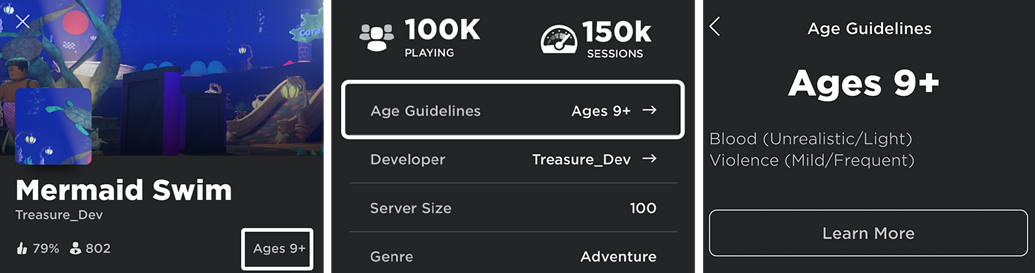 Experience Guidelines: Age Recommendations & Parental Controls ...