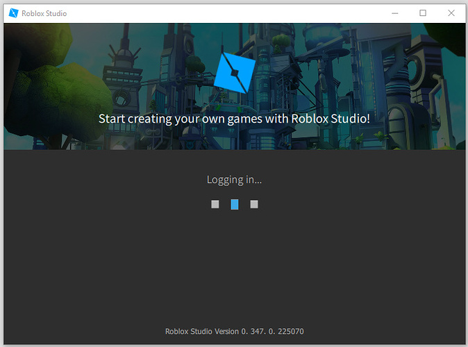 It should be possible to use Roblox Studio offline - Studio Features ...