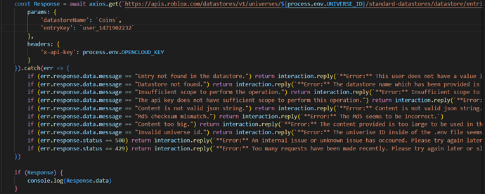 Open Cloud | Datastore API (node.js) - Community Tutorials - Developer Forum | Roblox
