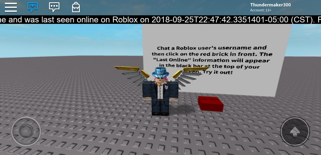 Made a quick place that shows the last online date/time of Roblox users ...