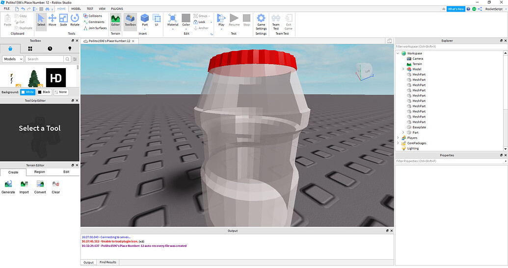 Transparency On Mesh Creating Wierd Effects - Building Support ...