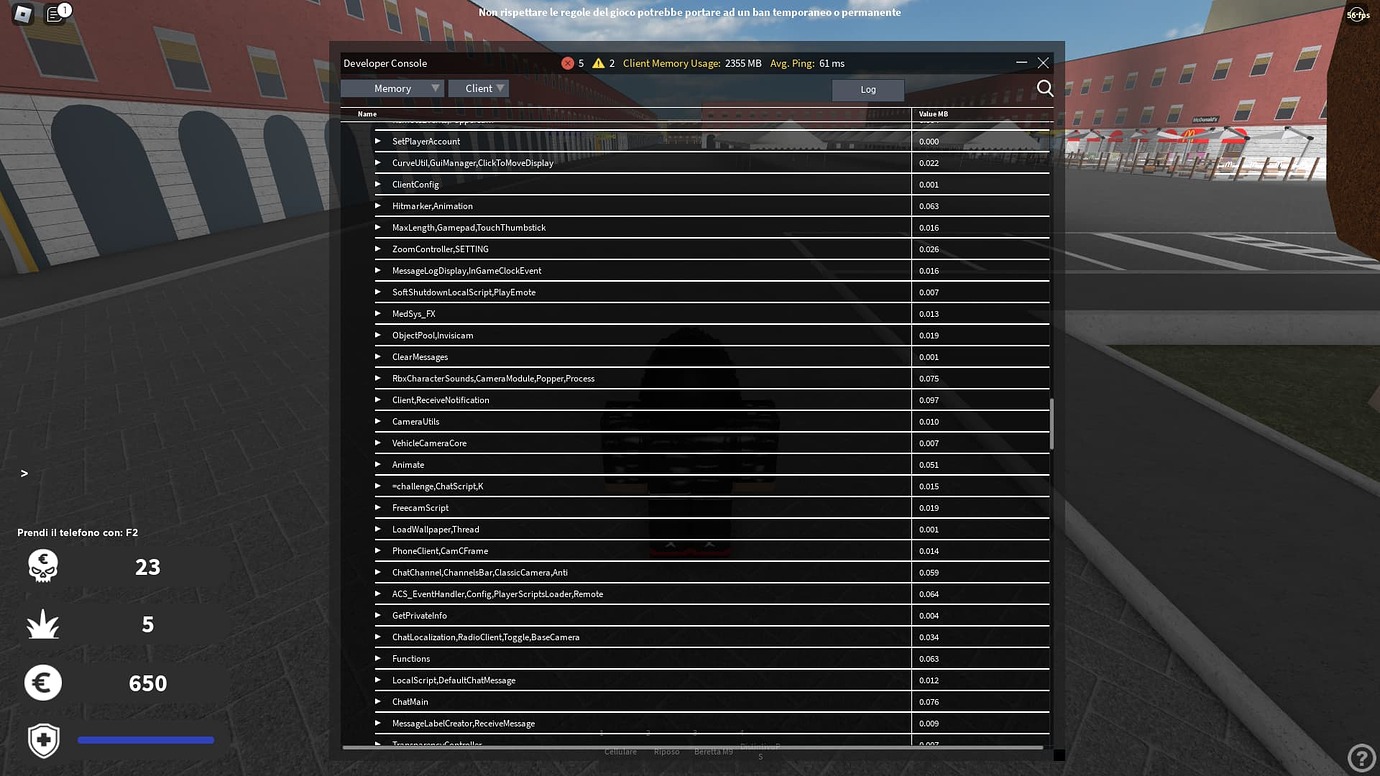 How to reduce client memory? - Scripting Support - Developer Forum | Roblox