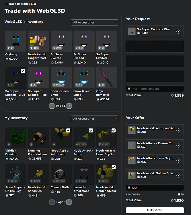 New Trades Page - Available for All Users - Announcements - Developer ...