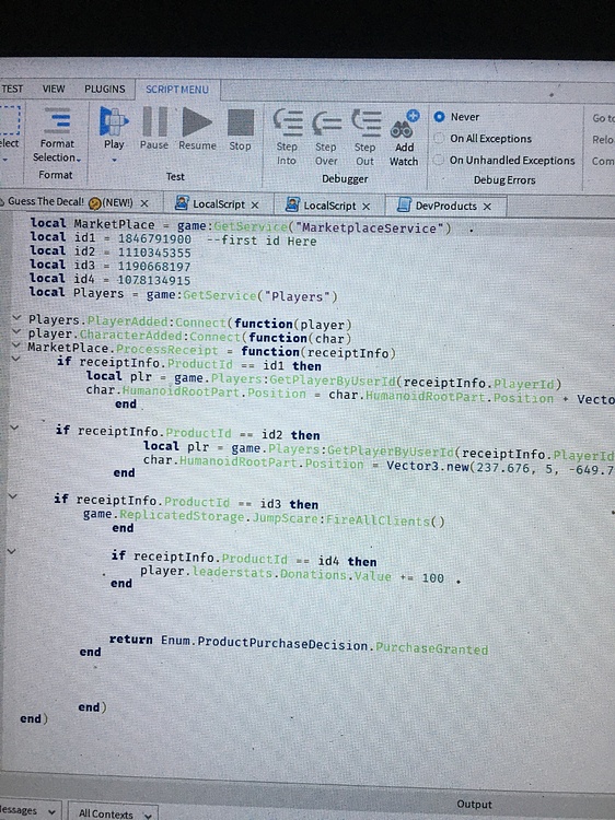 Jumpscare Gui not working, No errors, any help? - Scripting Support - Developer Forum | Roblox