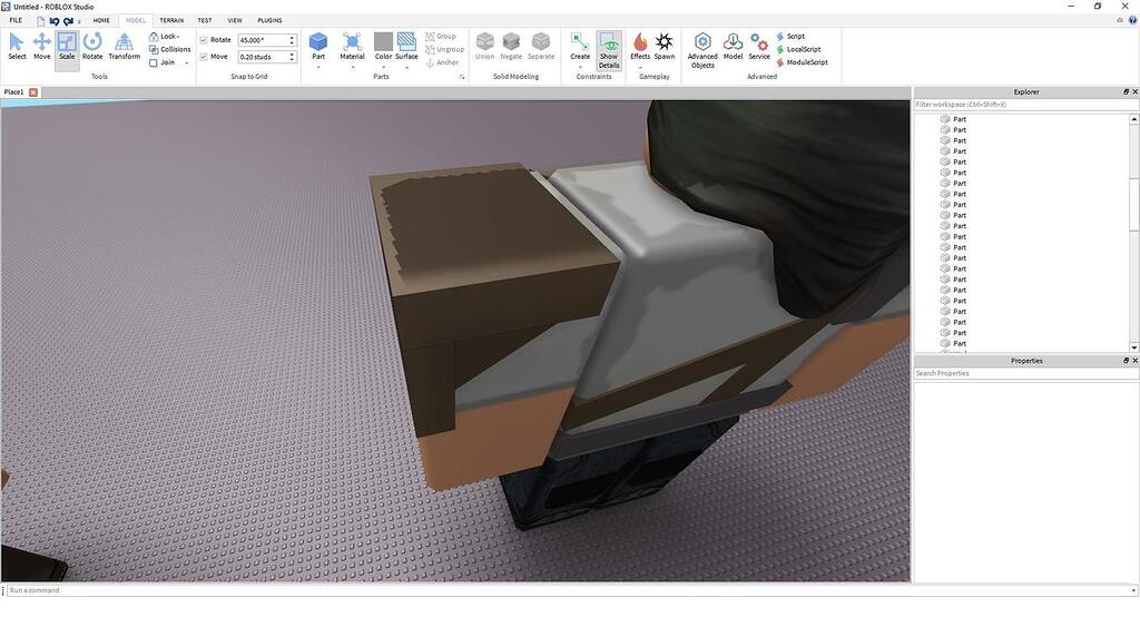 Z-index fighting against humanoid - Engine Bugs - Developer Forum | Roblox
