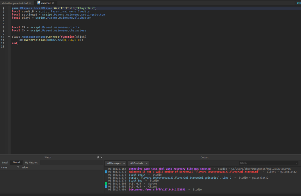 Textbutton/ GUI not working - Scripting Support - Developer Forum | Roblox