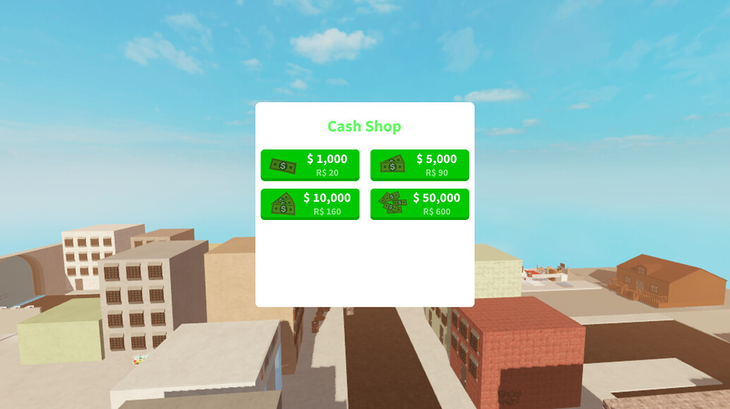 Feedback On Cash Purchase GUI - Creations Feedback - Developer Forum ...