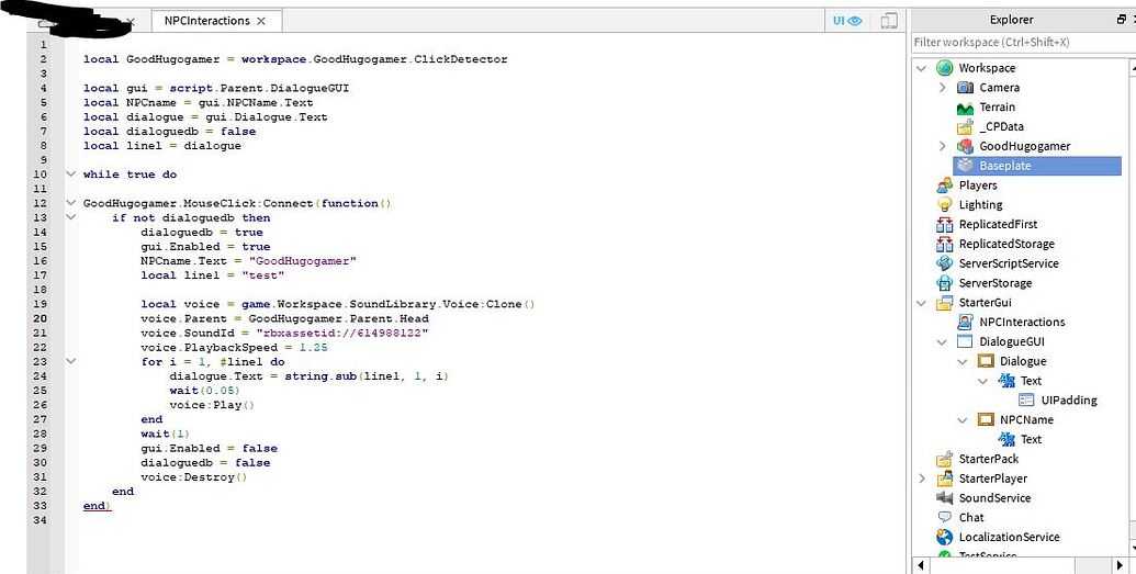 My dialoge script doesn't work - Scripting Support - Developer Forum | Roblox