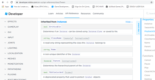 How do I find my tween? - Scripting Support - Developer Forum | Roblox