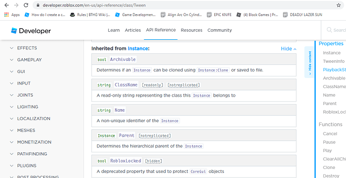 How do I find my tween? - Scripting Support - Developer Forum | Roblox