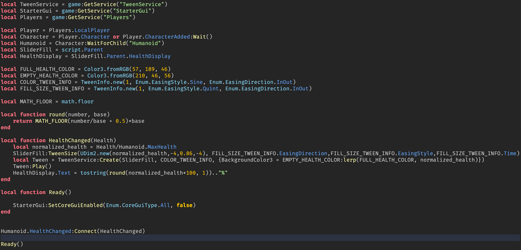 Custom HP bar scaling weirdly when going down - Scripting Support - Developer Forum | Roblox