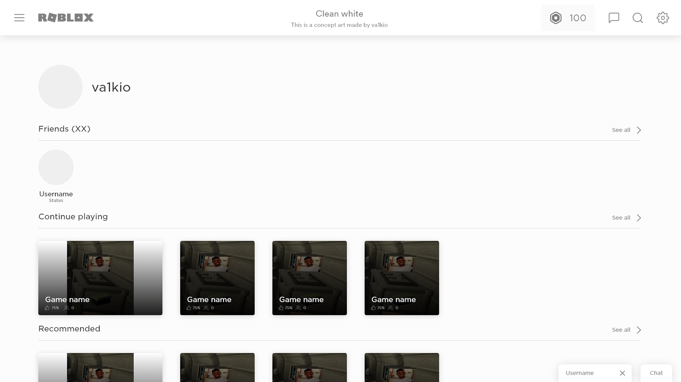 Roblox webpage concept art - Creations Feedback - Developer Forum | Roblox