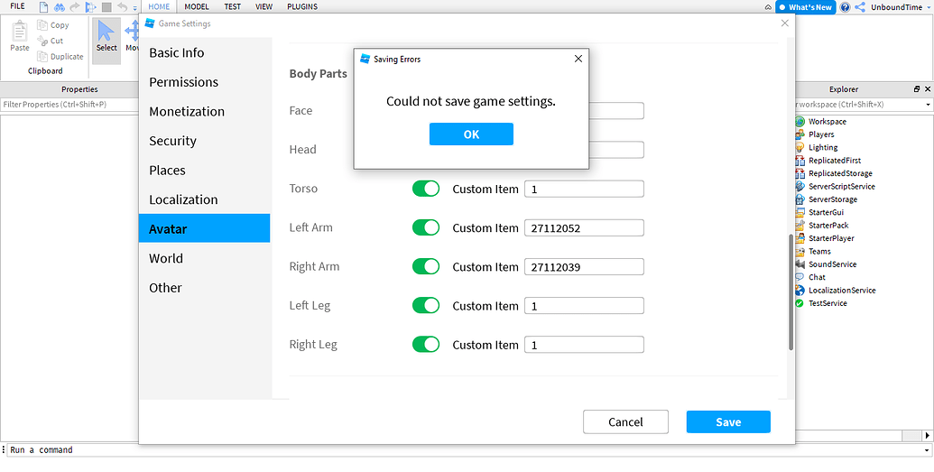 How to change player's package? - Scripting Support - Developer Forum | Roblox