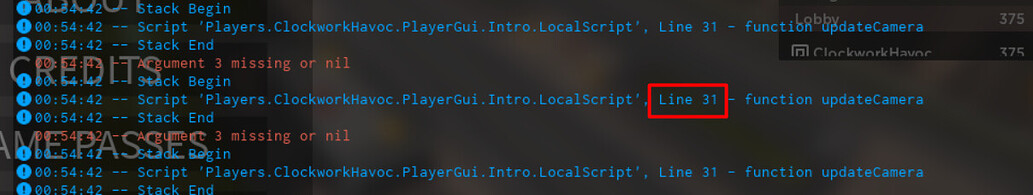 Argument 3 missing or nil - Cframe/Lerp - Scripting Support - Developer Forum | Roblox