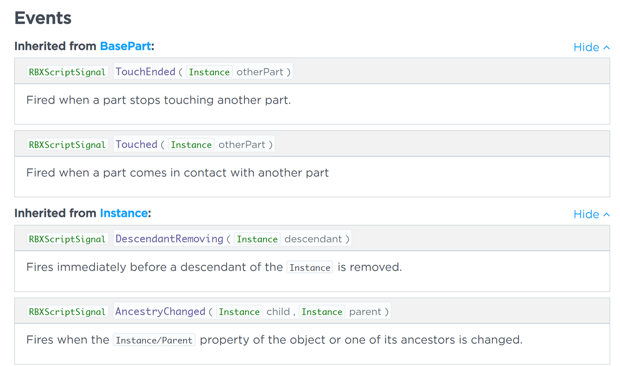 Setup an event with an object - Scripting Support - Developer Forum ...
