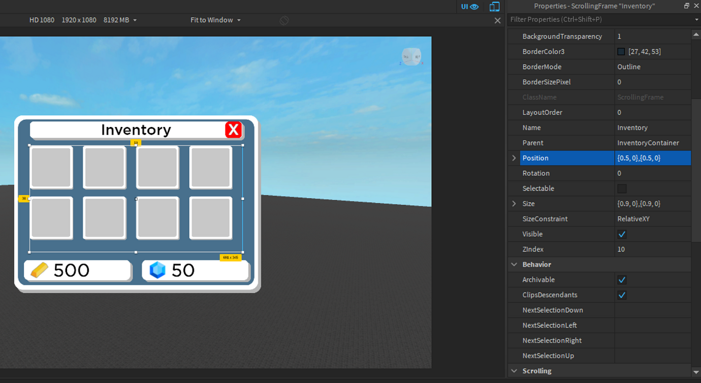 Issue with Dynamically Resizing Scrolling Frame - Scripting Support - Developer Forum | Roblox