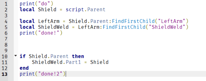Prints Not Showing Up Scripting Support Developer Forum Roblox