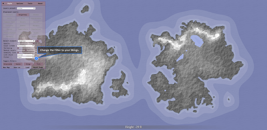 Guide & tips on making a heightmap & colourmap for generation ...