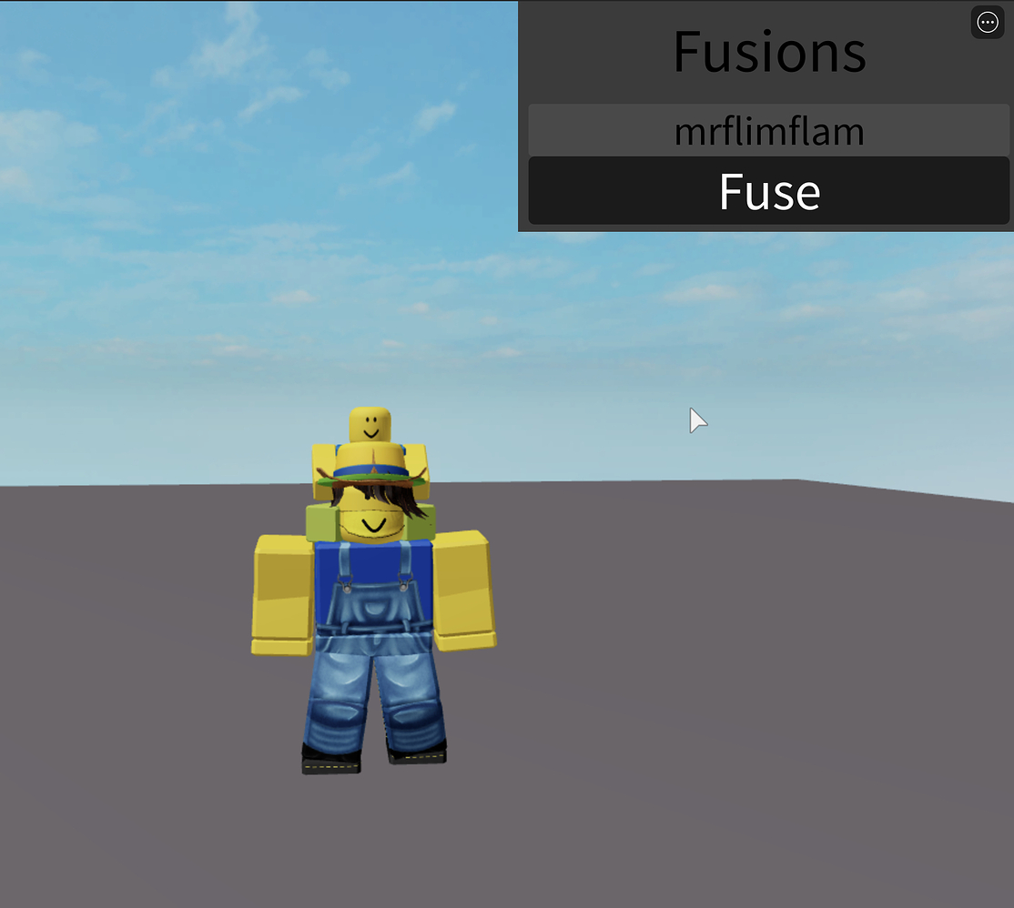 Character Fusion Menu - Creations Feedback - Developer Forum | Roblox