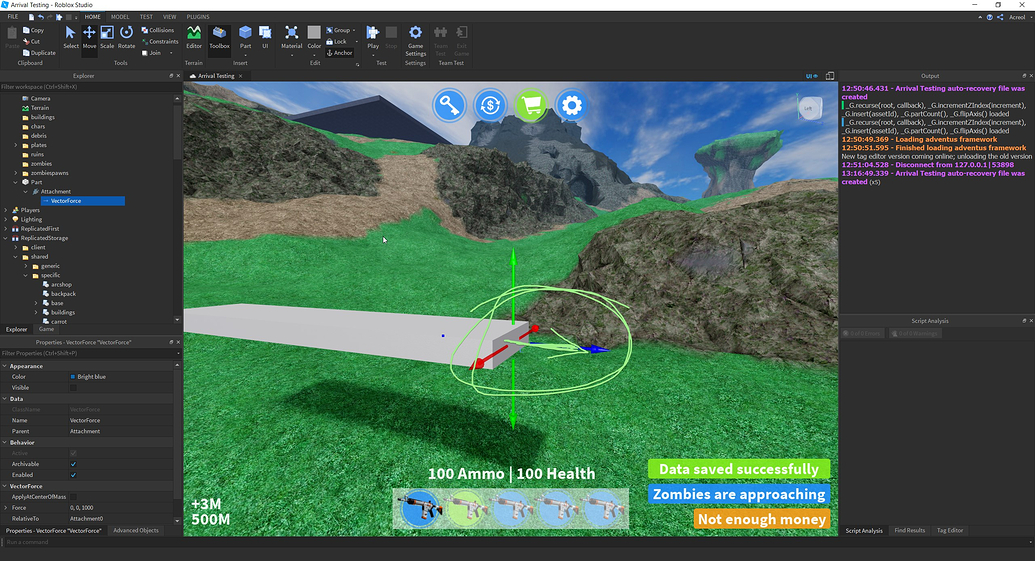 VectorForce visualize direction - Studio Features - Developer Forum ...