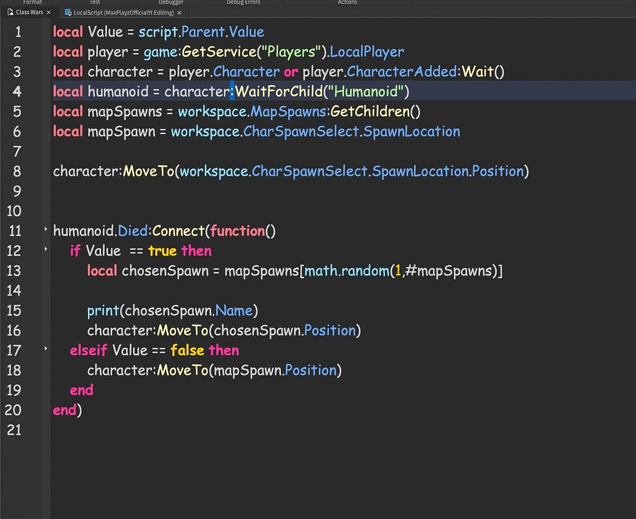 I Don T Know What S Wrong With My Randomizer Script Scripting Support