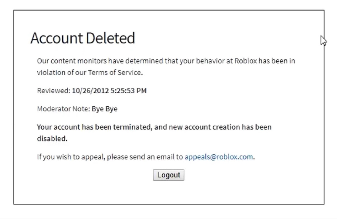 Roblox account deletion should result in a DevForum ban - Forum Features - Developer Forum | Roblox