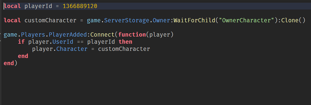 How do I make a StarterCharacter that only I spawn as? - Scripting ...