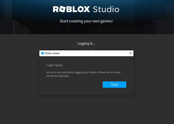 403 An Error Was Encountered During Authentication Complete Outage 