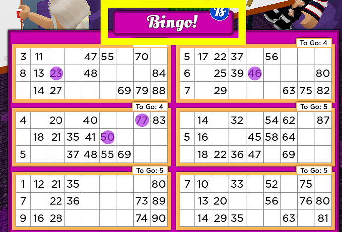 Bloxy Bingo - Player Manual (Game) - Bulletin Board - Developer Forum ...