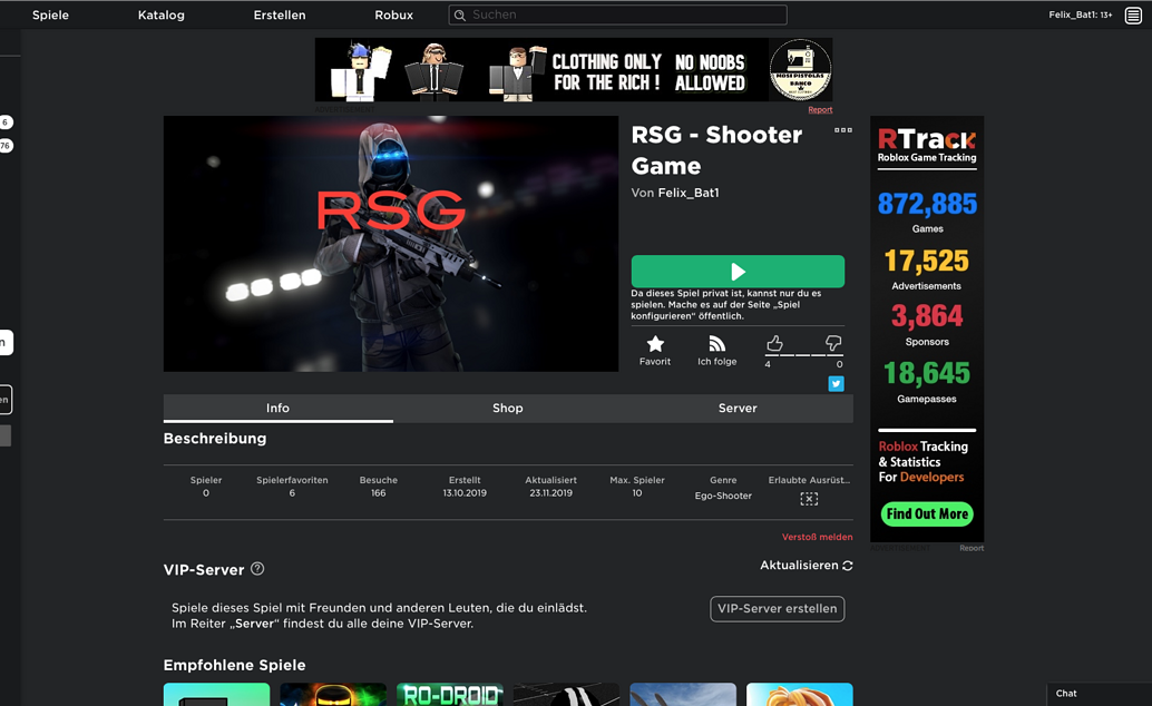 RTrack Alpha V.2.0 | Tracking for Roblox Games, Passes, Advertisements ...