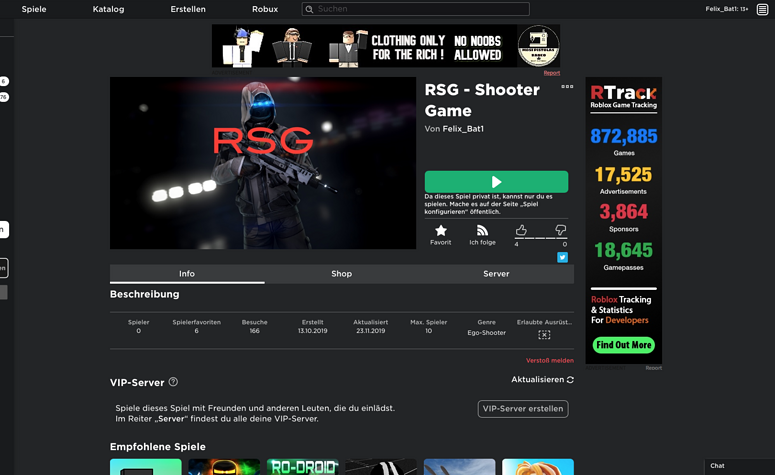 RTrack Alpha V.2.0 | Tracking for Roblox Games, Passes, Advertisements ...