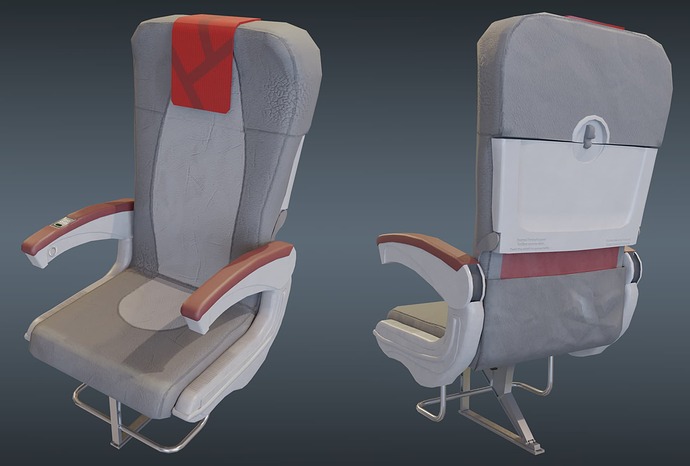 Some airplane chairs I made for a client - Creations Feedback ...
