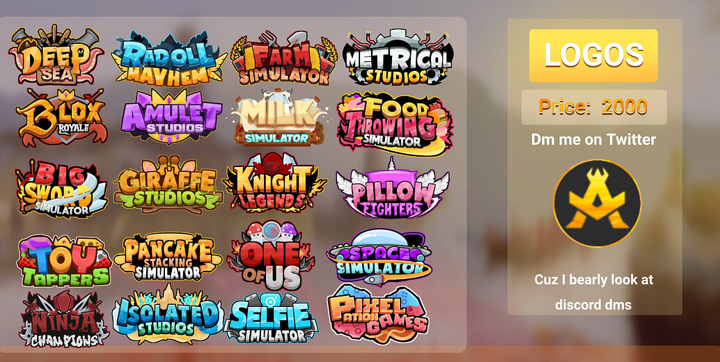 [CLOSED] Hiring Artist to make Group + Game logo [6k Robux ...