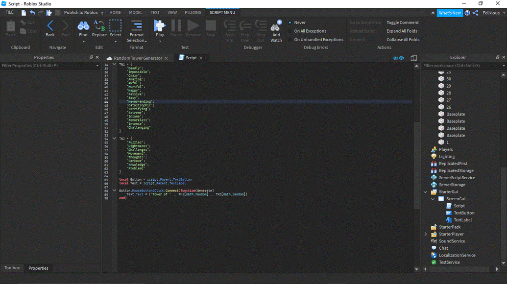 Trouble with Tables - Scripting Support - Developer Forum | Roblox