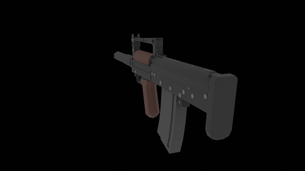 [Gun Modeling] OTS-14 Low Poly Model - Creations Feedback - Developer ...