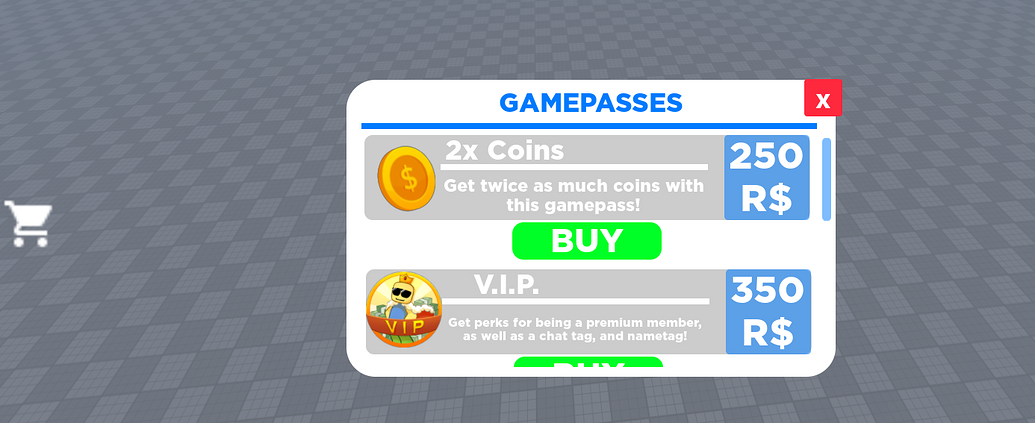 Made a Gamepass UI. Thoughts? - Creations Feedback - Developer Forum ...