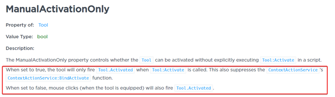 Tool.Activated Not Working? - Scripting Support - Developer Forum | Roblox