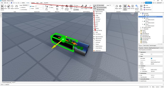 How to attach a model to a r6's players hand without using tools - Scripting Support - Developer ...
