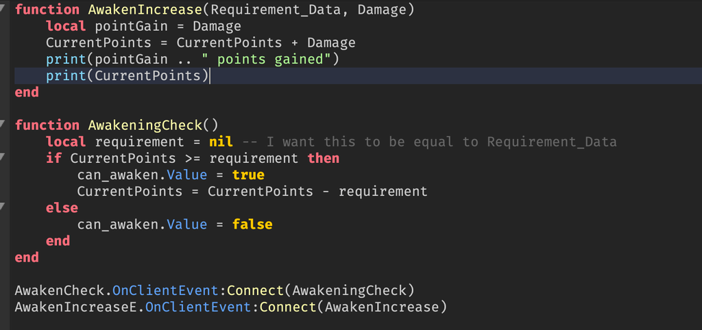 Can I Scope The Info Passed Down To A Function From Another Function