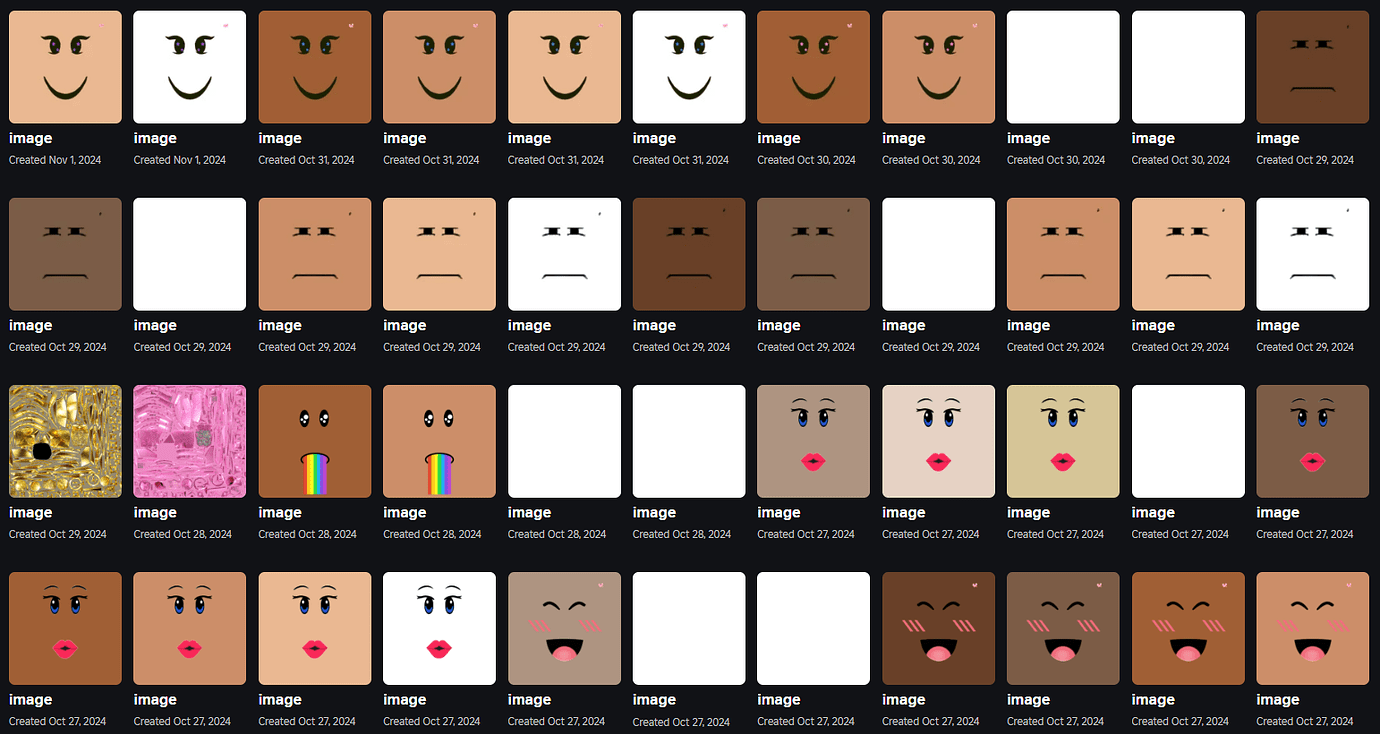 Decal is white after upload image bug - Creator Hub (create.roblox.com ...