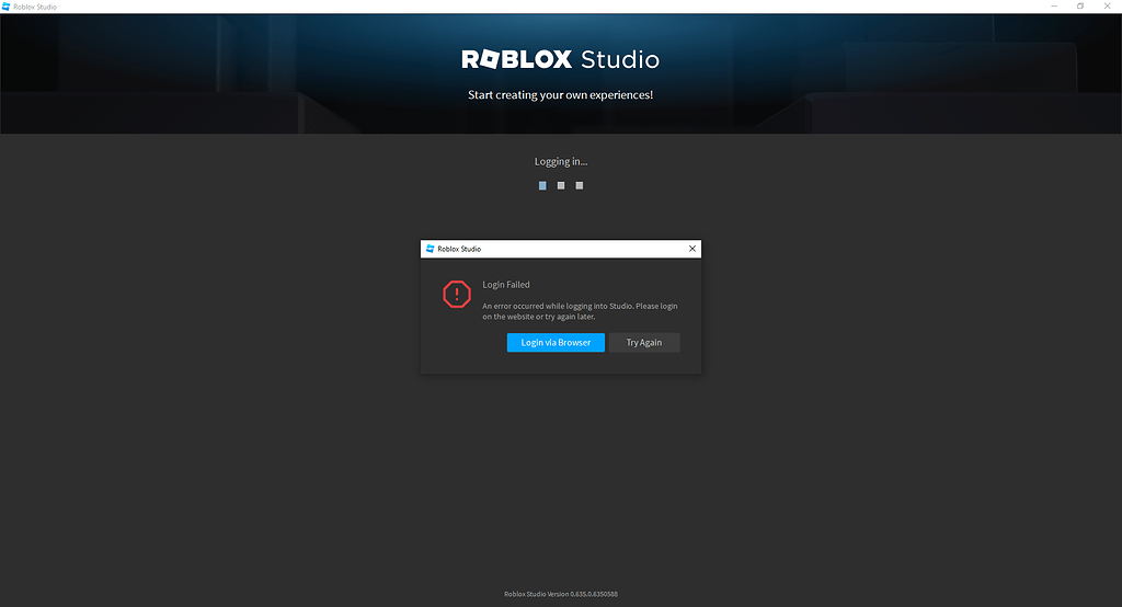 I Can't login into studio no matter what I try (fixed) - Platform Usage Support - Developer ...