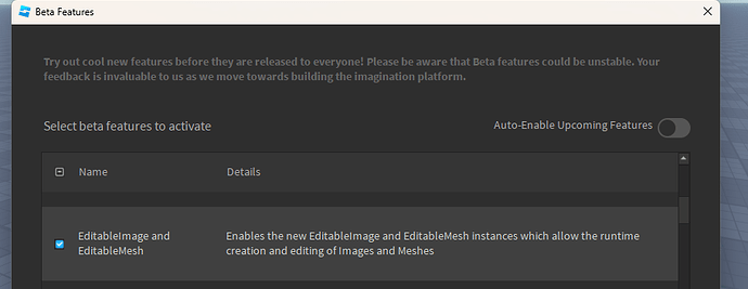 Cant create EditableMeshes or EditableImages - Scripting Support - Developer Forum | Roblox